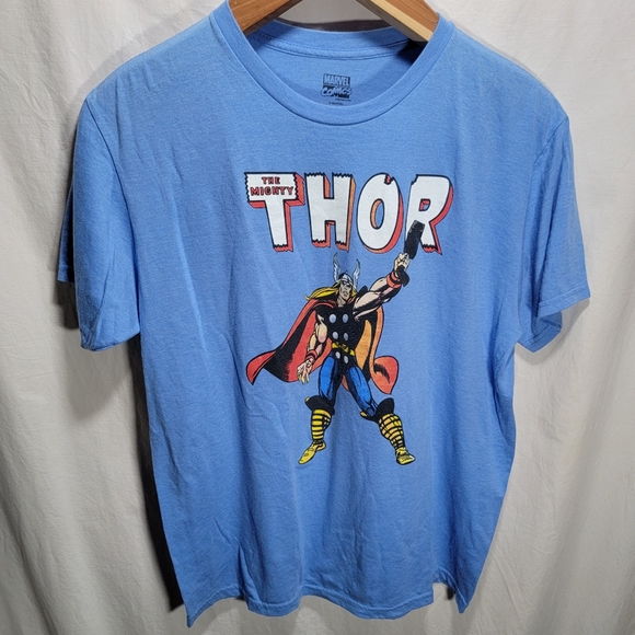 Marvel | Shirts | Marvels The Mighty Thor In Classic Outfit On A Light ...